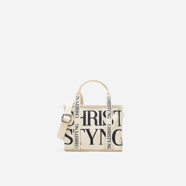 Tokyo Micro Print Tote Bag | Christy Ng